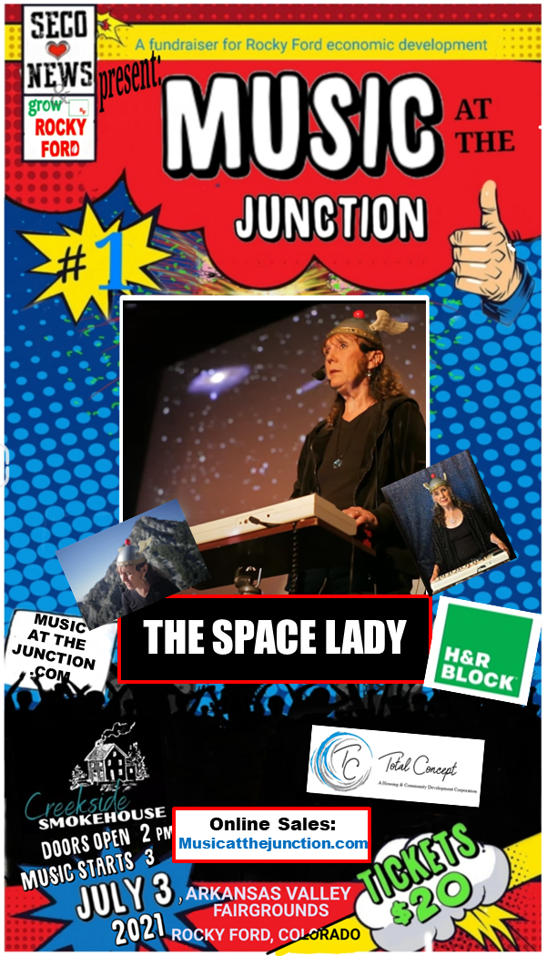 SECO NEWS - Music at The Junction - The Space Lady Bio and Feature Videos