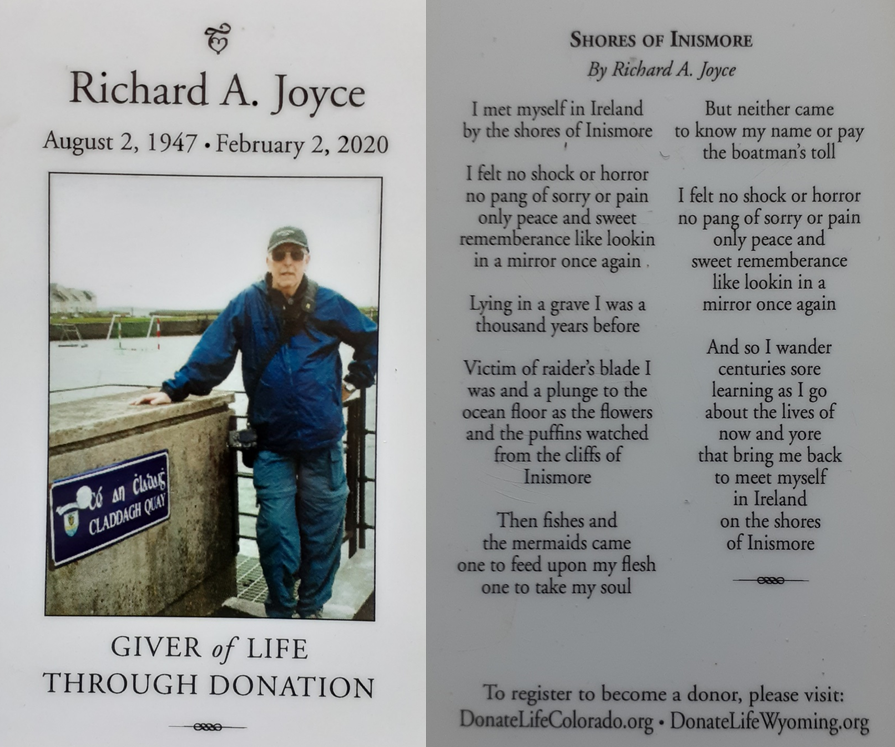 SECO NEWS - Richard A. Joyce In Memorium