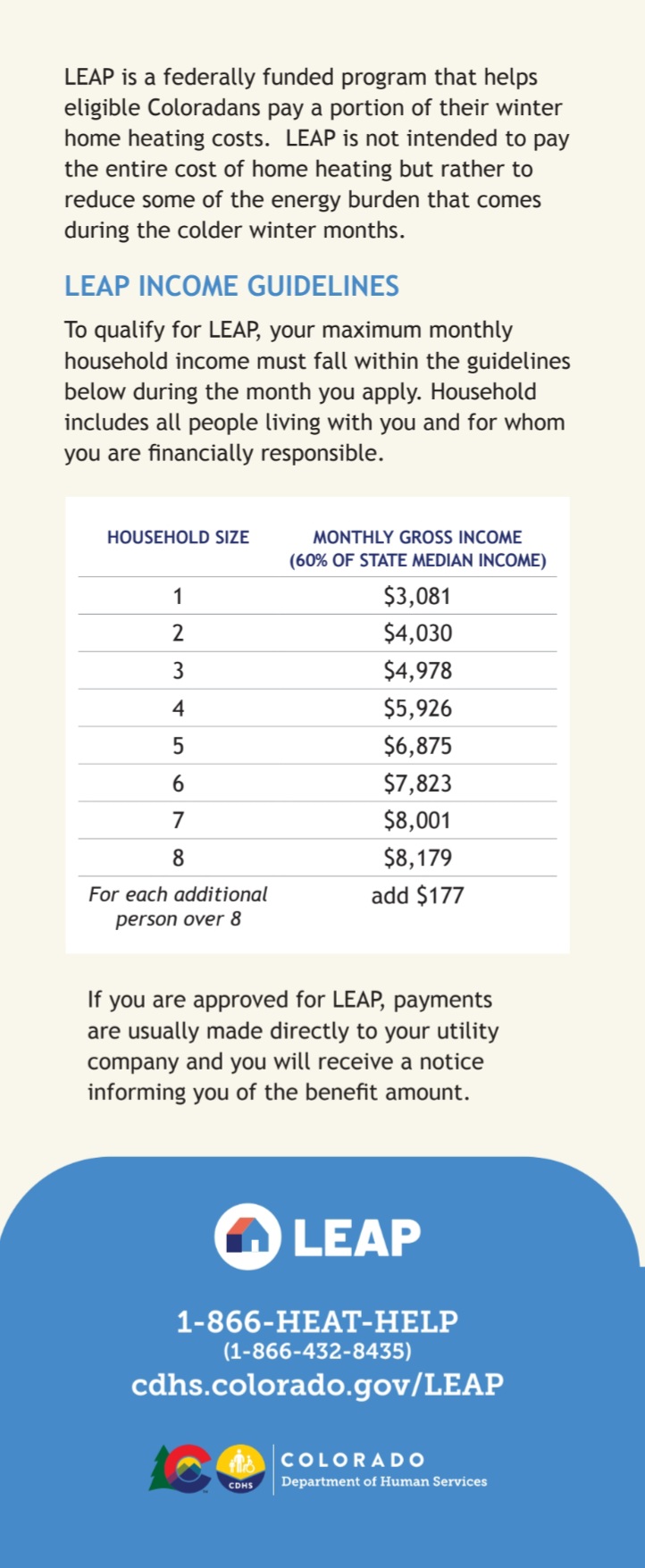 SECO NEWS - Colorado Low-Income Energy Assistance Program (LEAP)