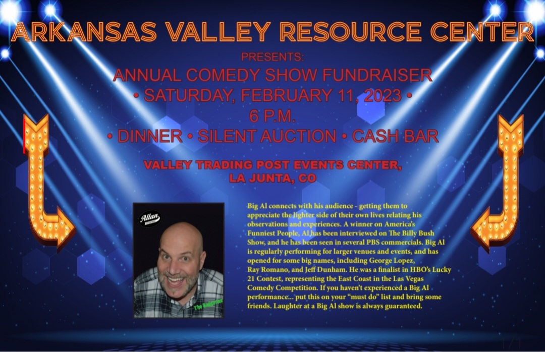 SECO NEWS - Arkansas Valley Resource Center Comedy Show Fundraiser Feb ...