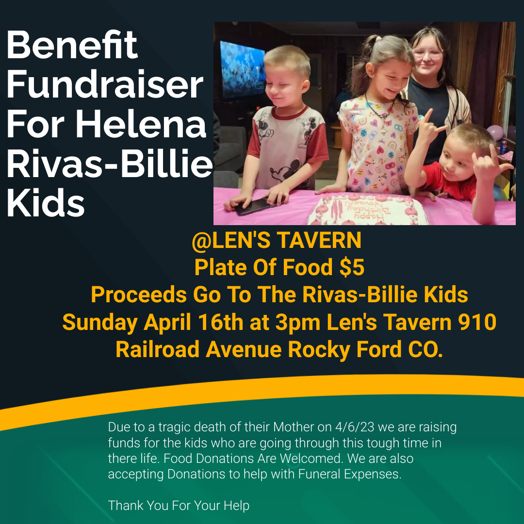 SECO NEWS - Benefit Fundraiser for Helena Rivas-Billie Kids April 16, 2023