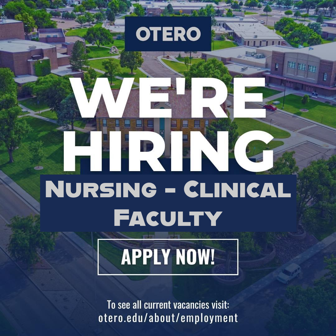 SECO NEWS - Help Wanted: Otero College Nursing - Clinical Faculty