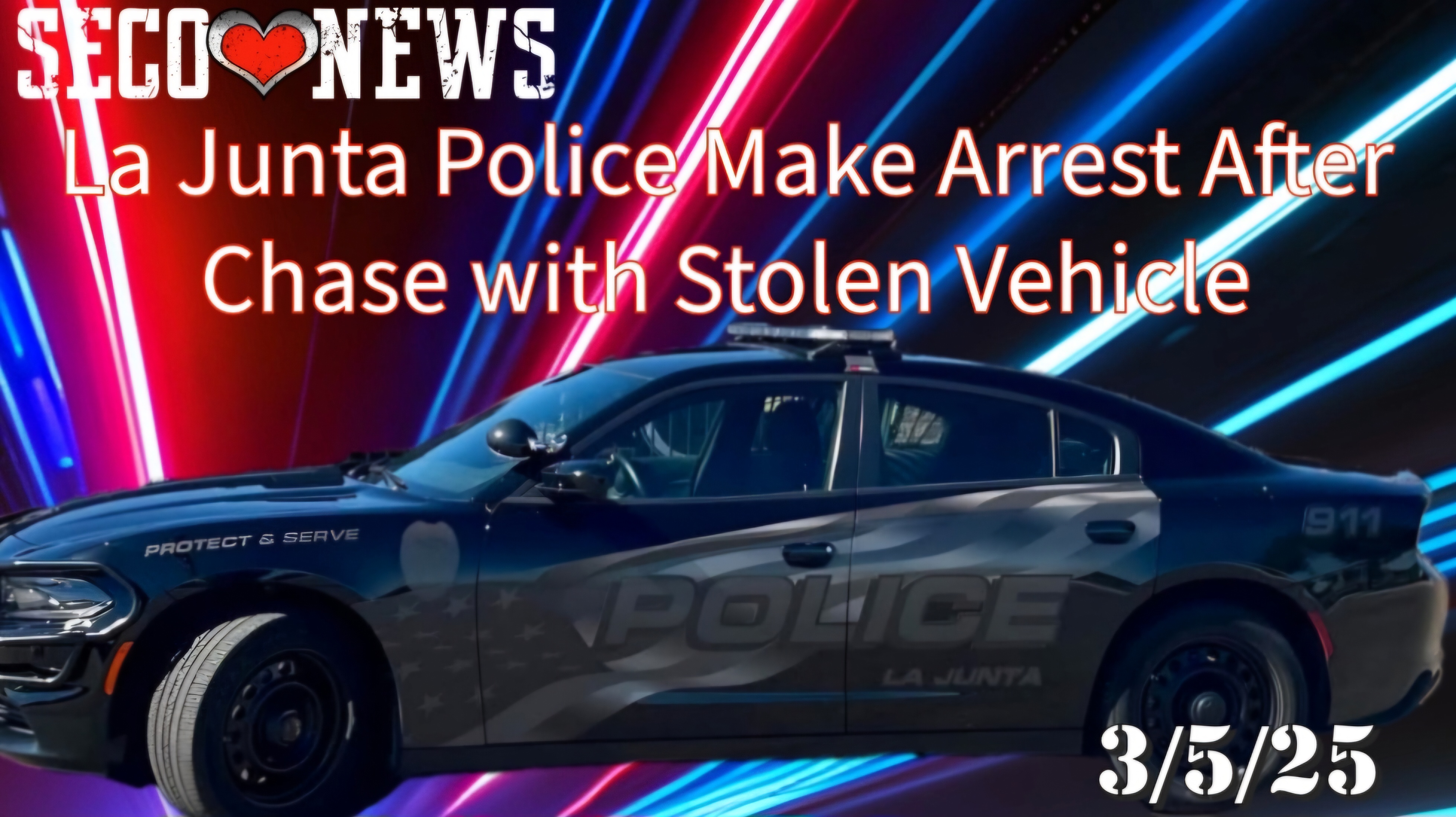 SECO NEWS - La Junta Police Make Arrest After Chase with Stolen Vehicle ...