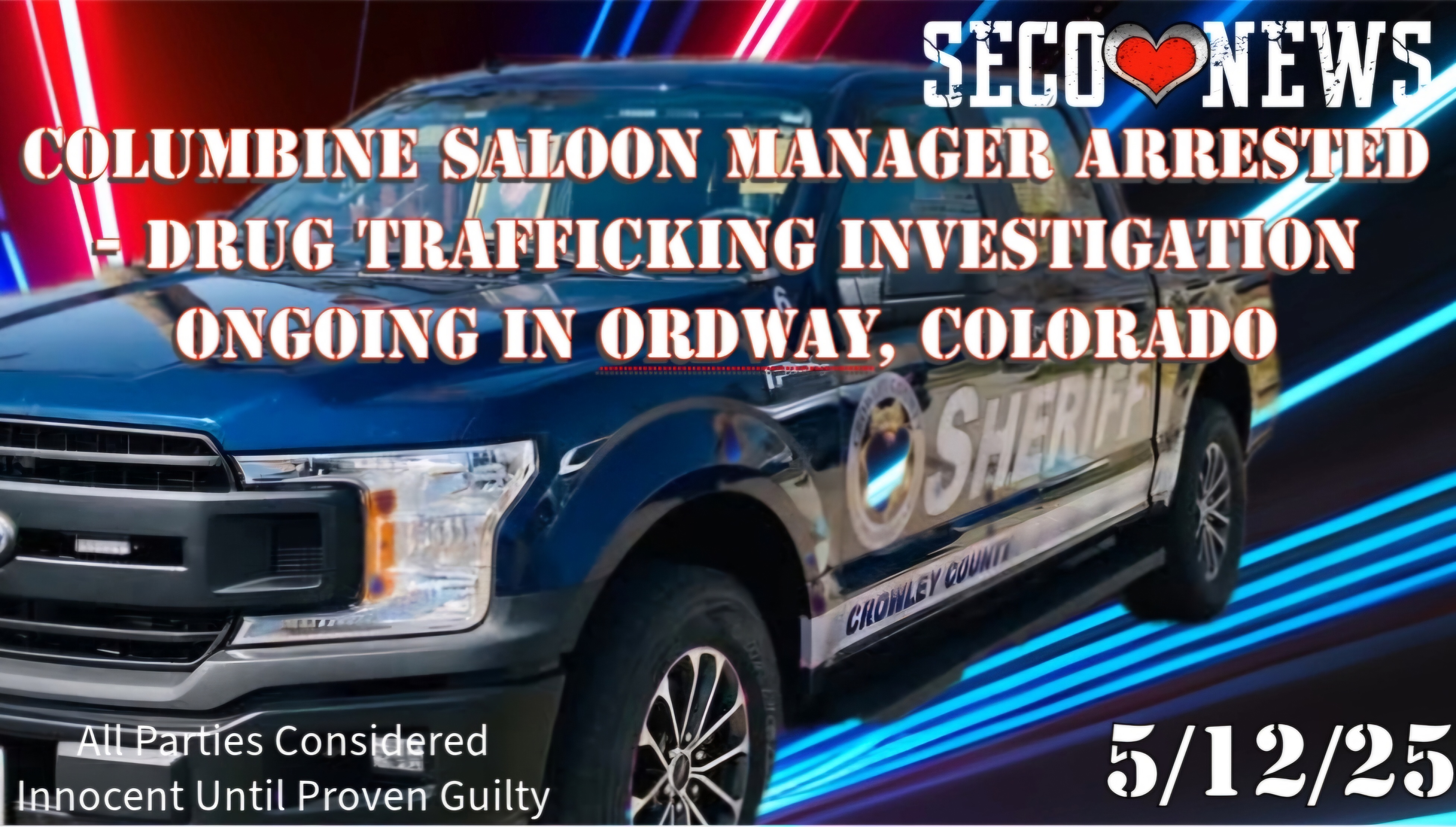 SECO NEWS - Columbine Saloon Manager Arrested - Drug Trafficking ...