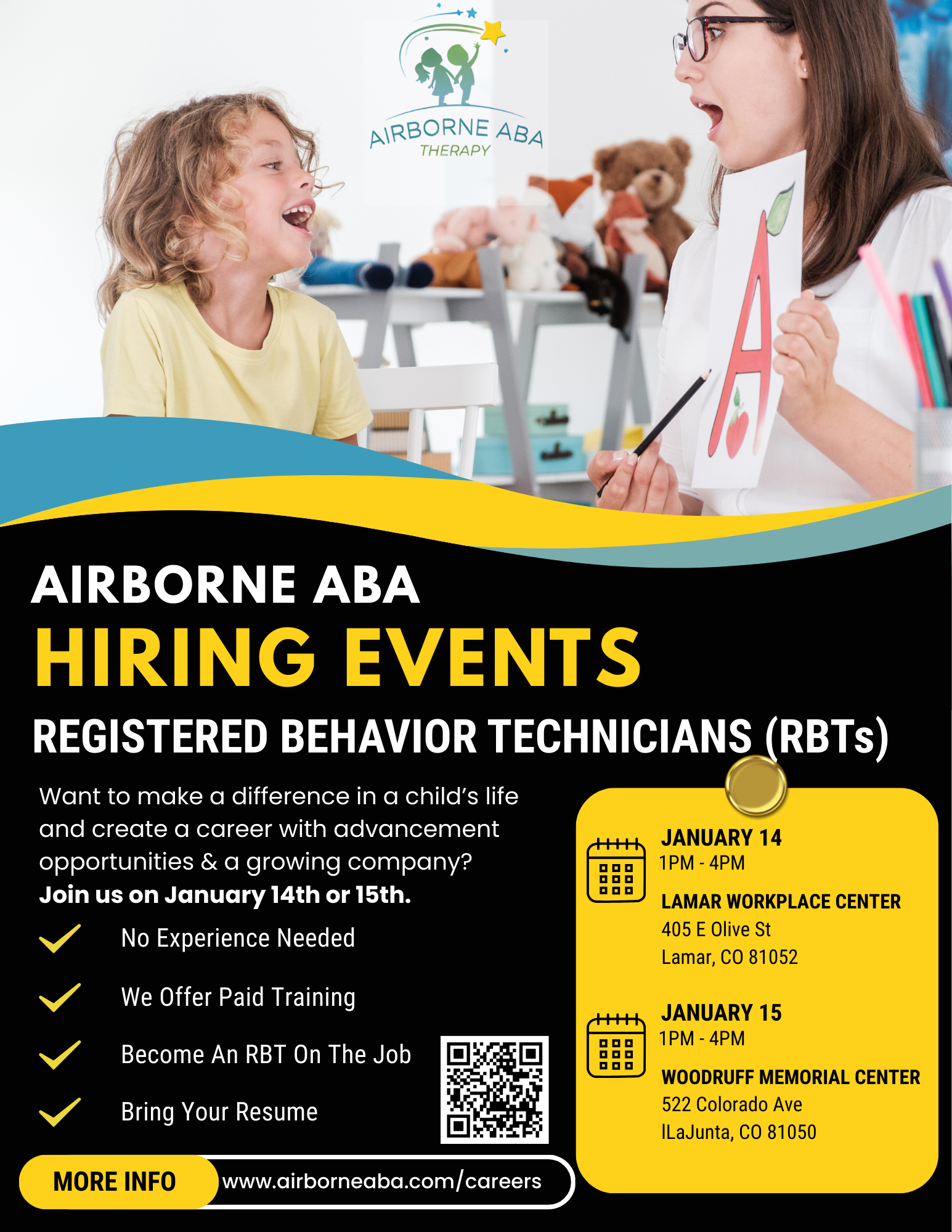 SECO NEWS - Airborne Hiring Events in Southeast Colorado Jan 14 & 15, 2026