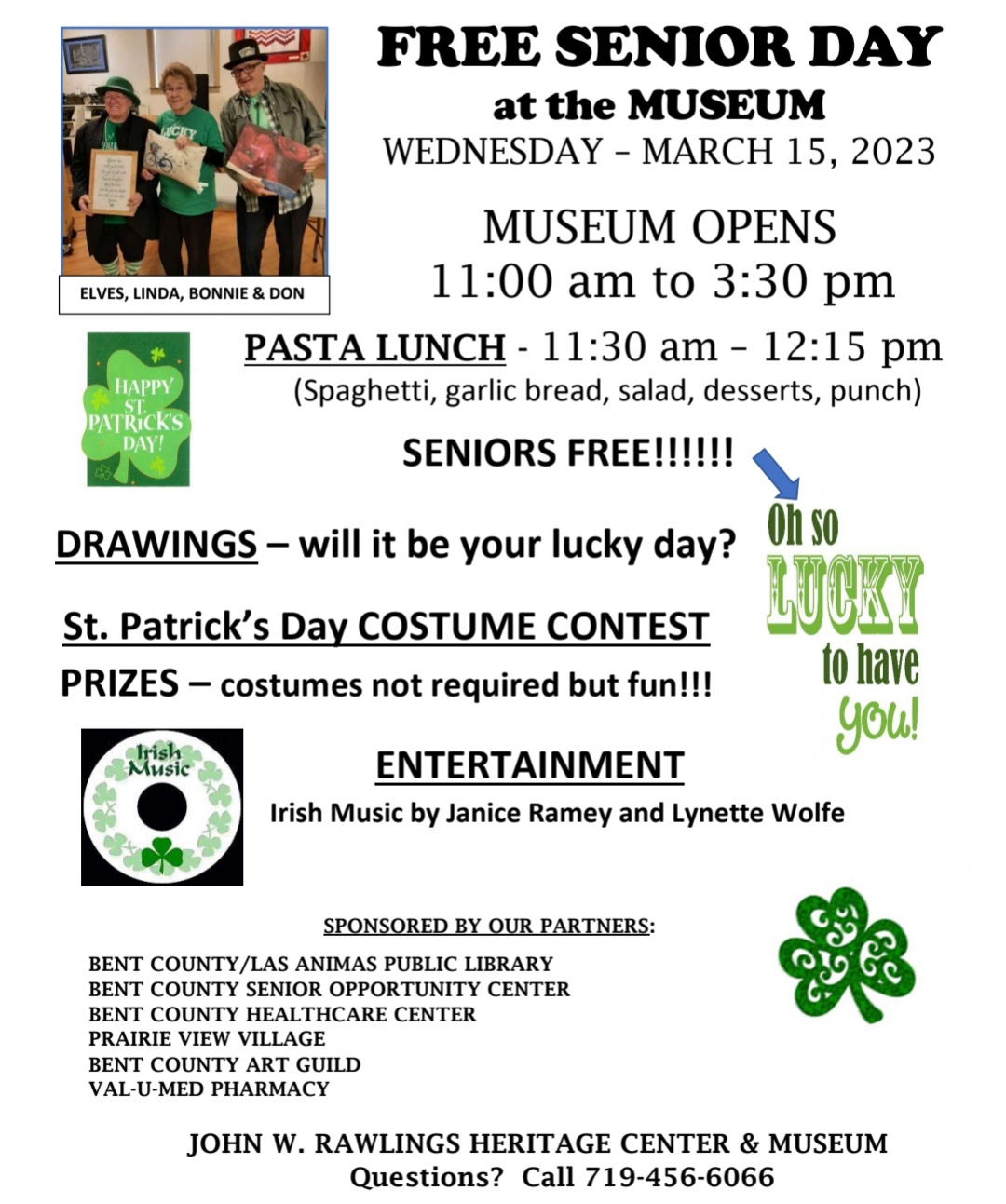 SECO NEWS - JW Rawlings Museum Celebrates St. Patrick's Day with ...