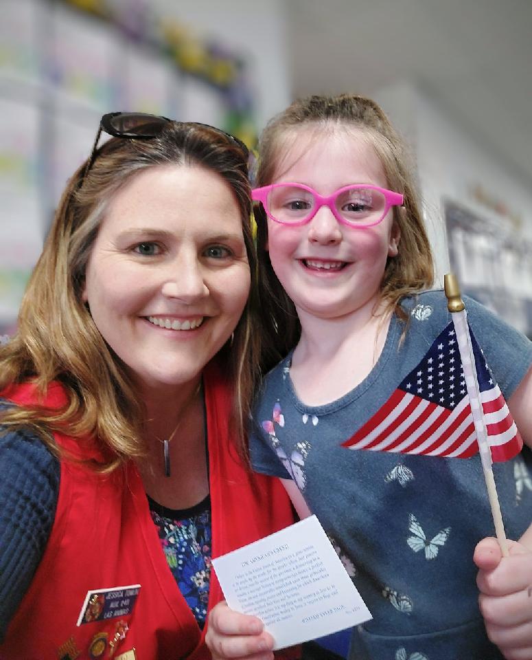 SECO NEWS - Youth Learn Respect for the Flag from Las Animas VFW Auxiliary